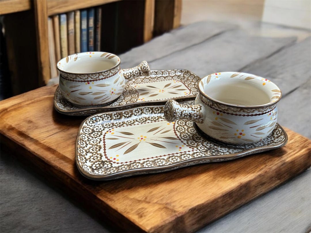 Temp-tations Presentable Ovenware Old World 18oz French Onio Soup Bowls ...