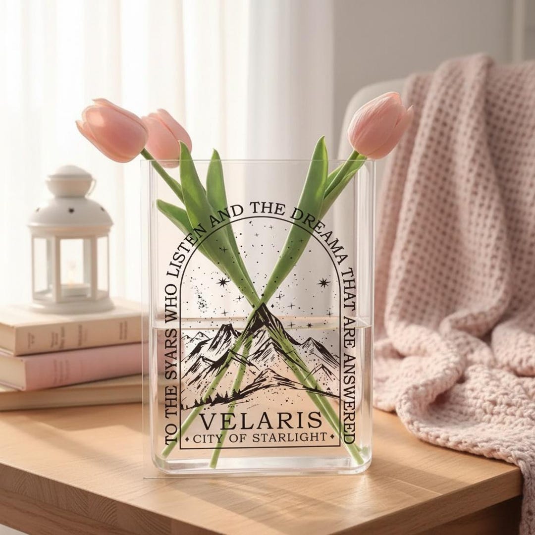 Stormlight Archive Acrylic Book Vase, Cozy Reading Decor, Literary Home ...