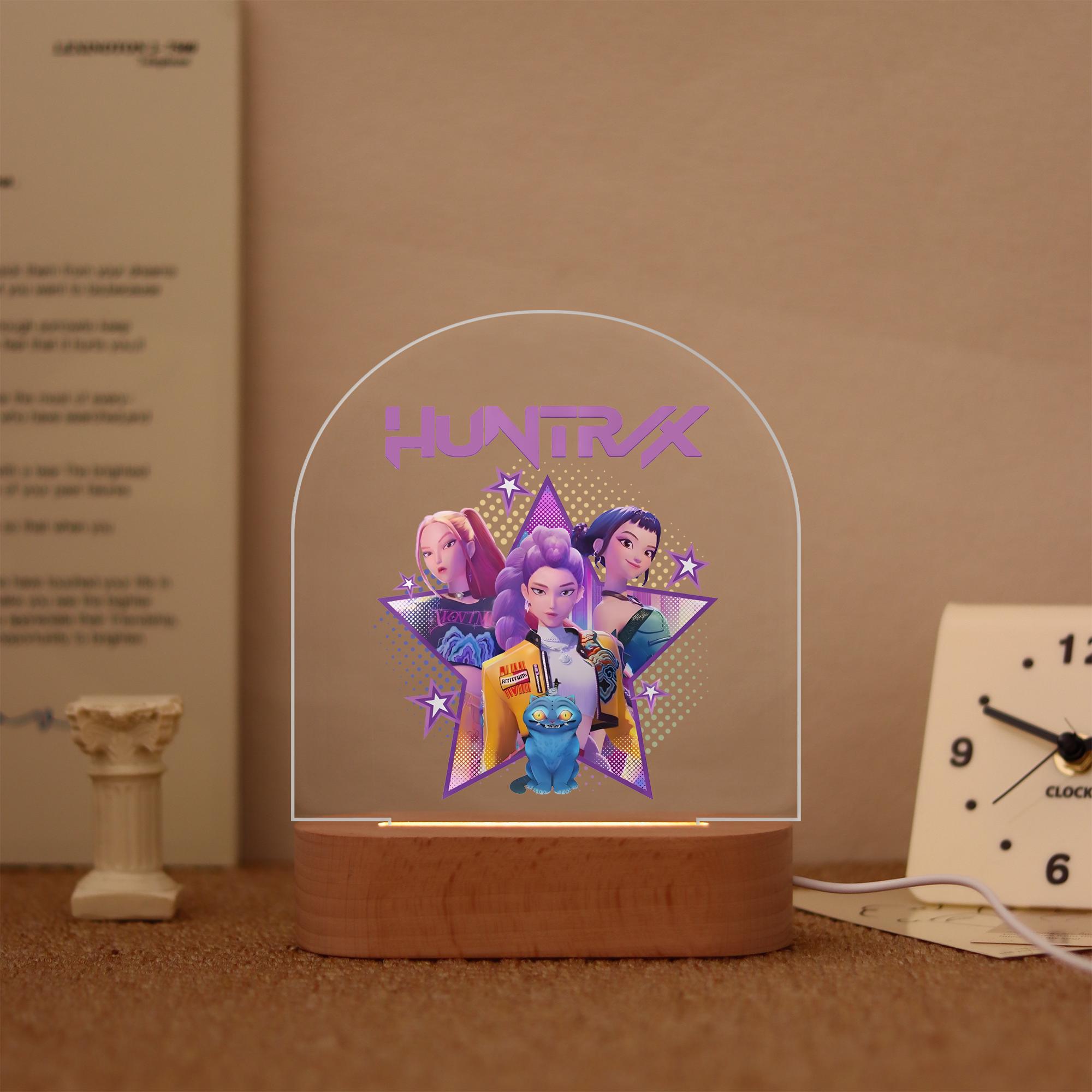Kpop Demon Hunters Night Light, Custom Girls Boys Night Light ...
