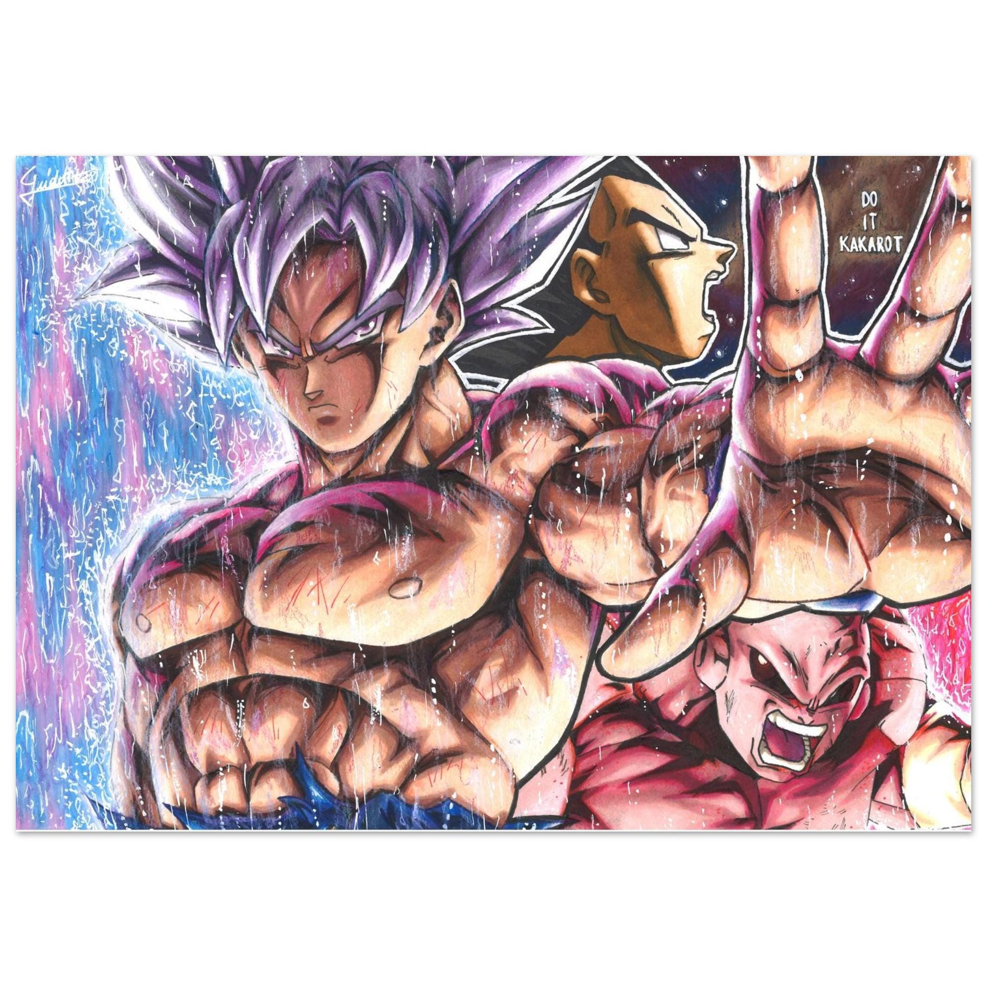 MUI Goku - Fine Art Printing - Smooth Matte Finish Paper (various Sizes ...