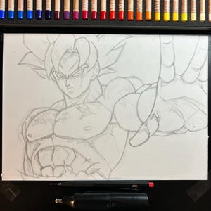 MUI Goku - Fine Art Printing - Smooth Matte Finish Paper (various Sizes ...