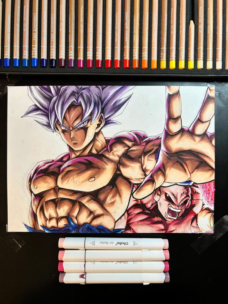MUI Goku - Fine Art Printing - Smooth Matte Finish Paper (various Sizes ...