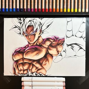 MUI Goku - Fine Art Printing - Smooth Matte Finish Paper (various Sizes ...