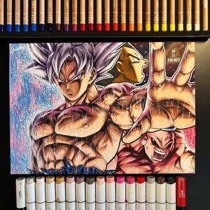 MUI Goku - Fine Art Printing - Smooth Matte Finish Paper (various Sizes ...