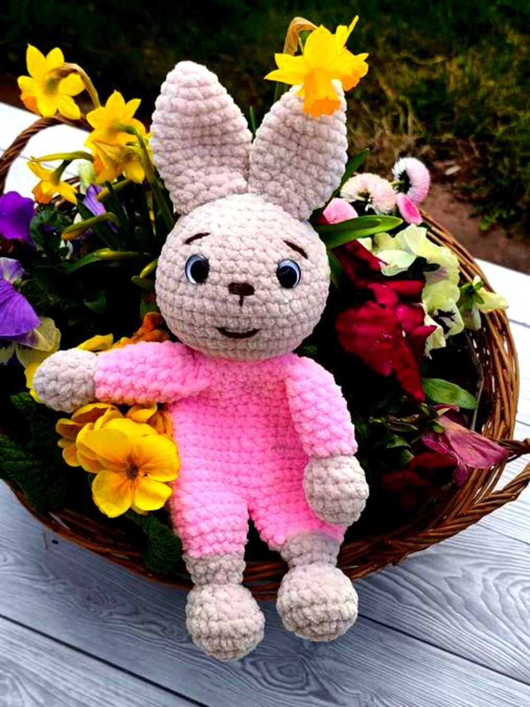 Leni Bunny Amigurumi Crochet Pattern - PDF Digital Download - Cute ...