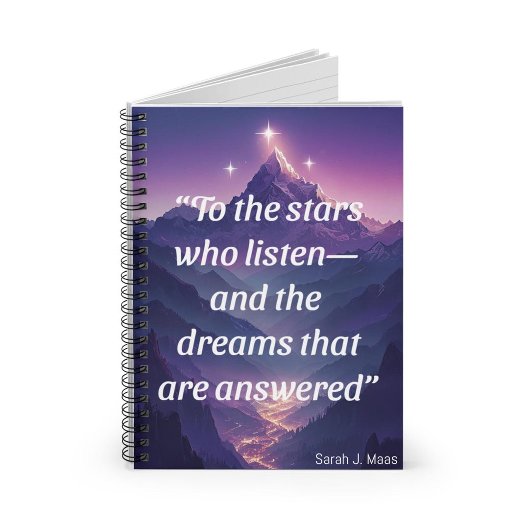 Spiral Notebook - Dreams That Are Answered - Ruled Line - Etsy
