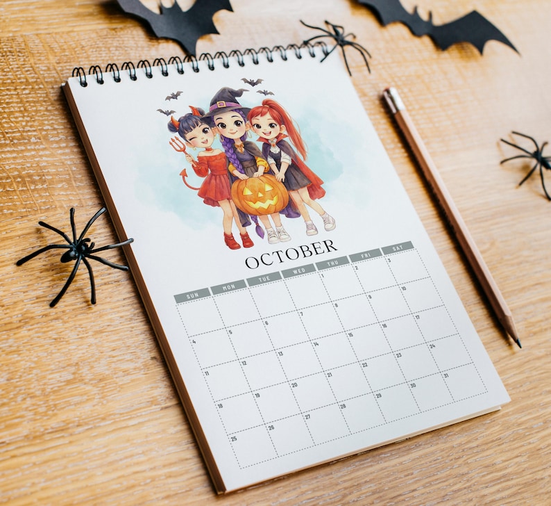 2026 Printable Girl Friends Calendar | Watercolour Digital Monthly ...