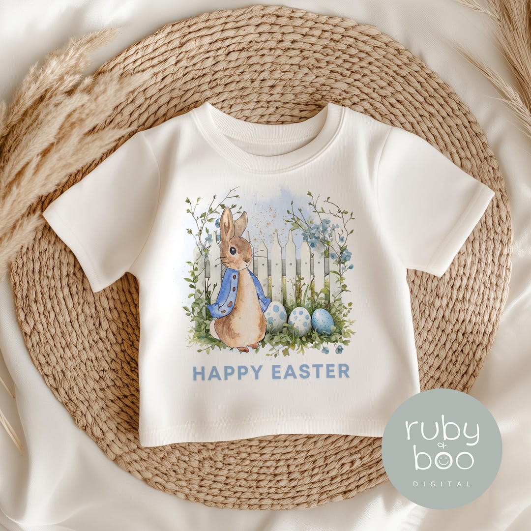 Easter Bunny Peter Rabbit Bunny Design, PNG, Svg, Blue Bunny, Baby's ...