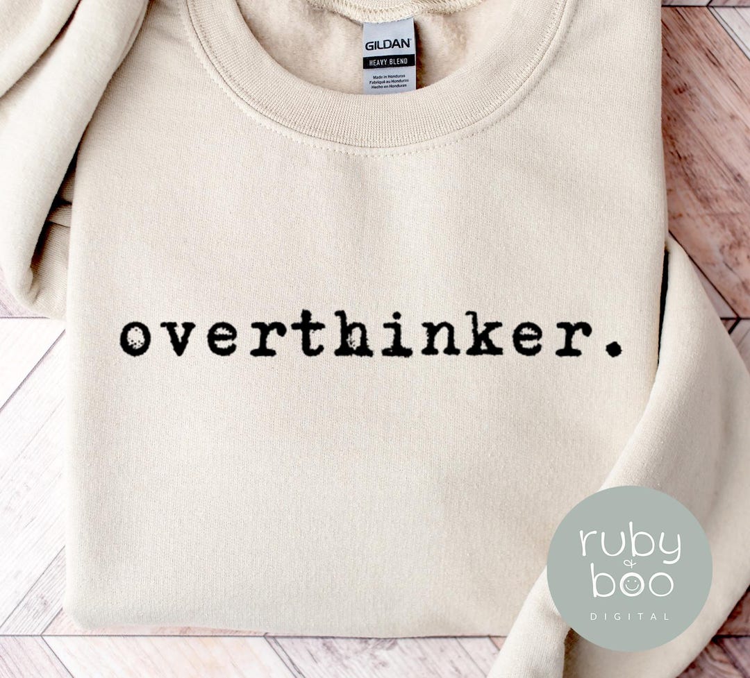 Overthinker Slogan Png, Overthinker Svg, Typewriter Text Png, Grunge T ...