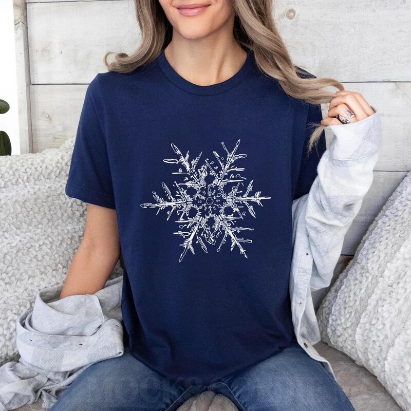 Snowflake Shirt - Etsy