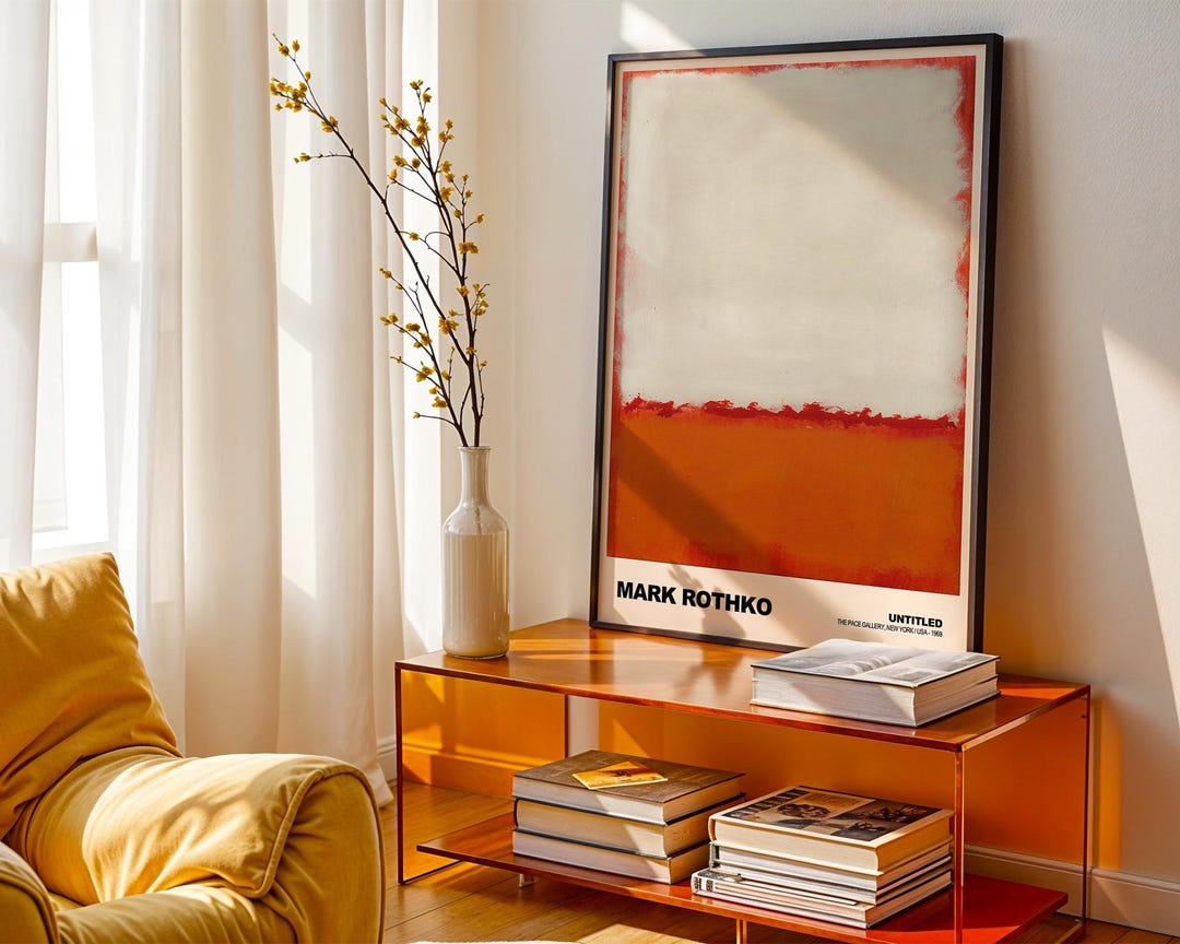 Mark Rothko Abstract Art Poster: Modern Colorful Wall Decor - Etsy