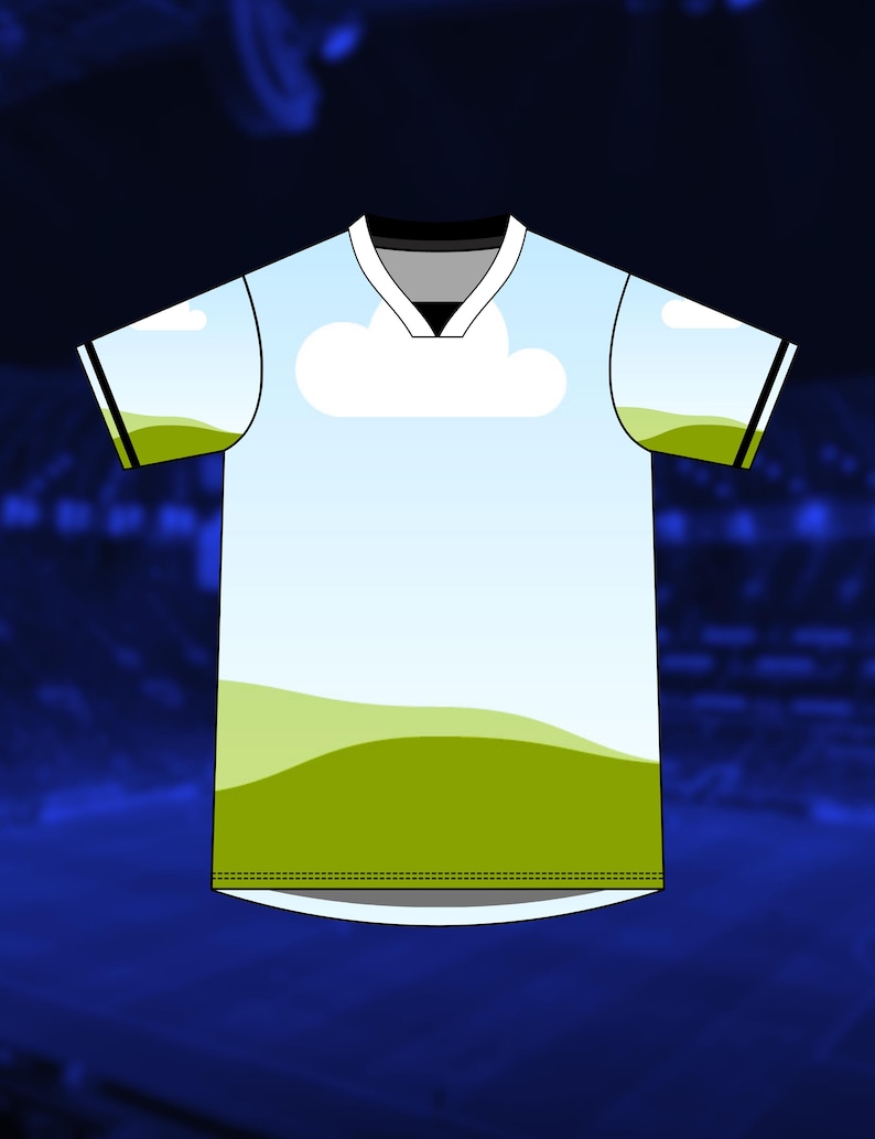 Editable Jersey Mockup: Canva Template, Customizable Sports Design ...