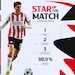PSV Football Poster Template – Editable Canva Matchday Graphics for ...