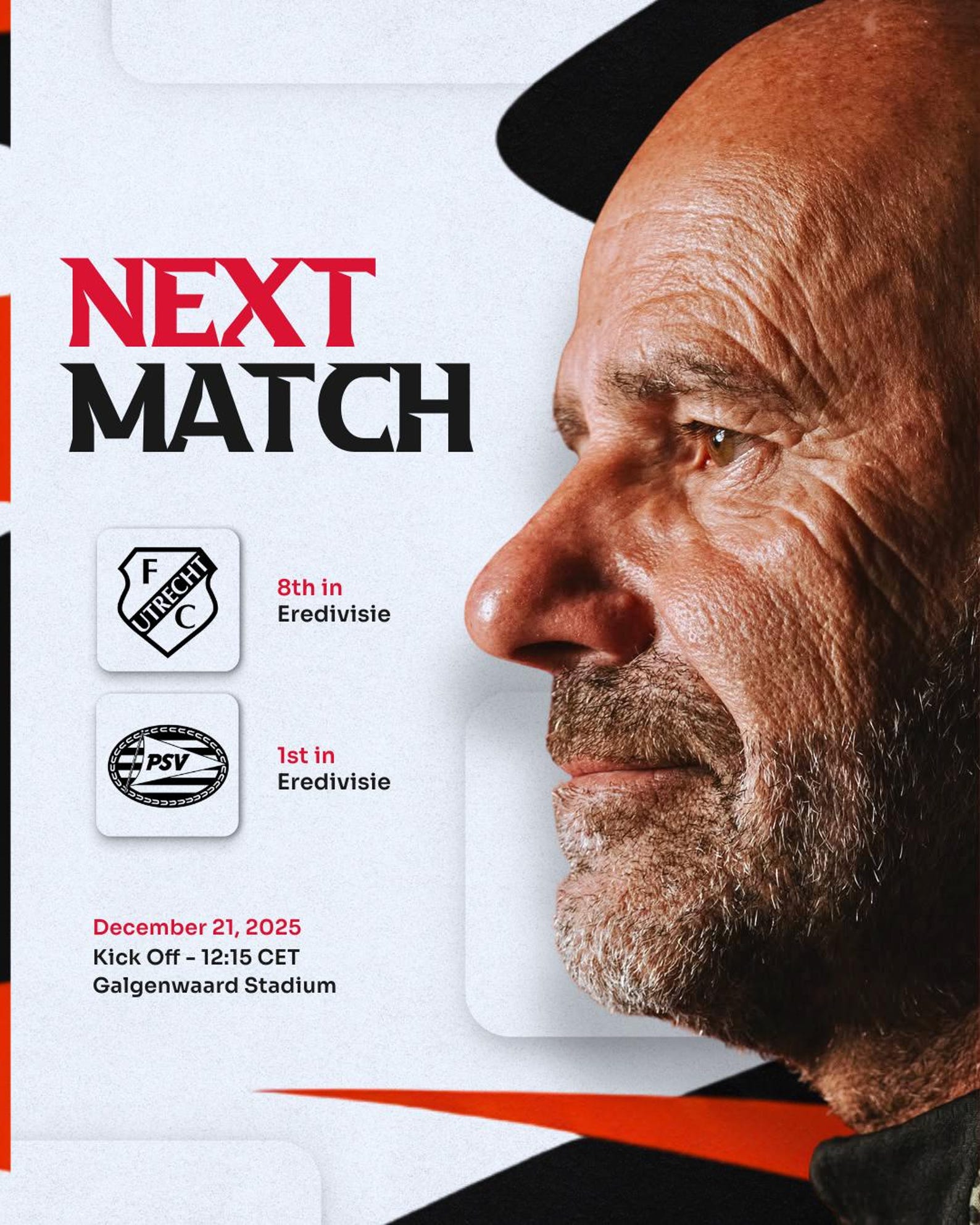 PSV Football Poster Template – Editable Canva Matchday Graphics for ...