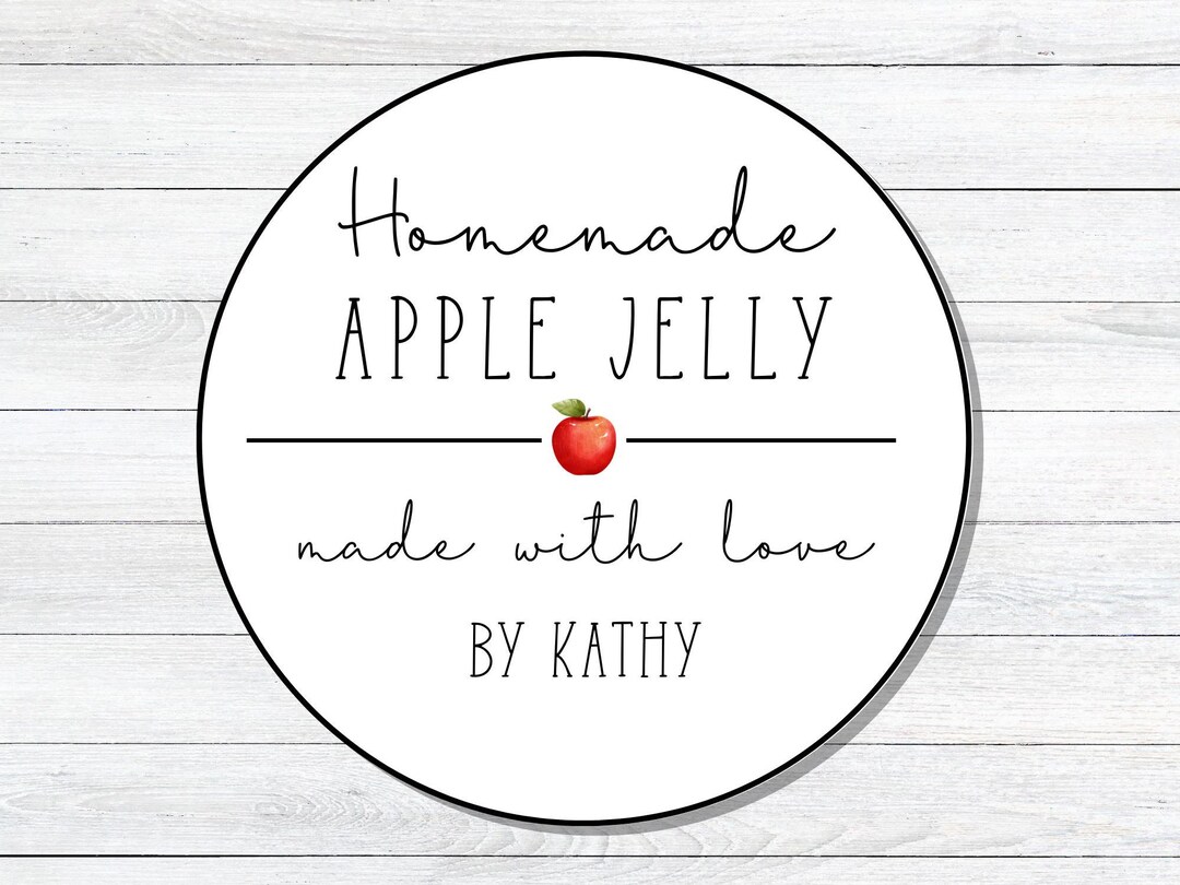 Custom Jam Labels: Personalized Canning Stickers - Etsy