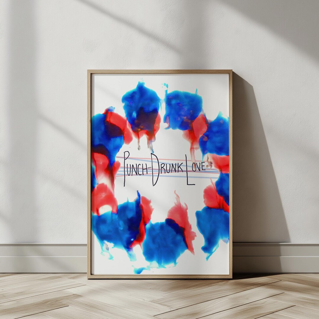 Abstract Romantic Comedy Poster Print – Modern Colorful Art for Indie ...