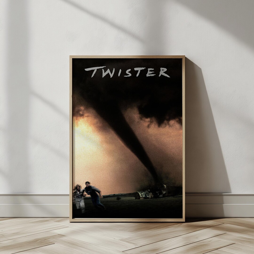 Storm Chaser Tornado Poster – Rolled Canvas Wall Art With Dramatic ...