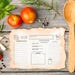 Printable Recipe Card | 4x6 Digital Download | Cottagecore Kitchen ...