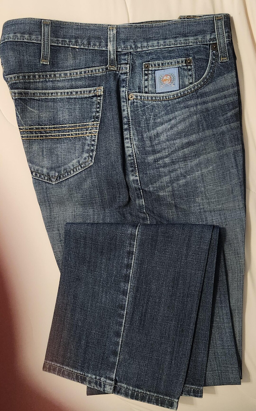 Cinch Silver Label Starched Jeans Size 32x32 - Etsy