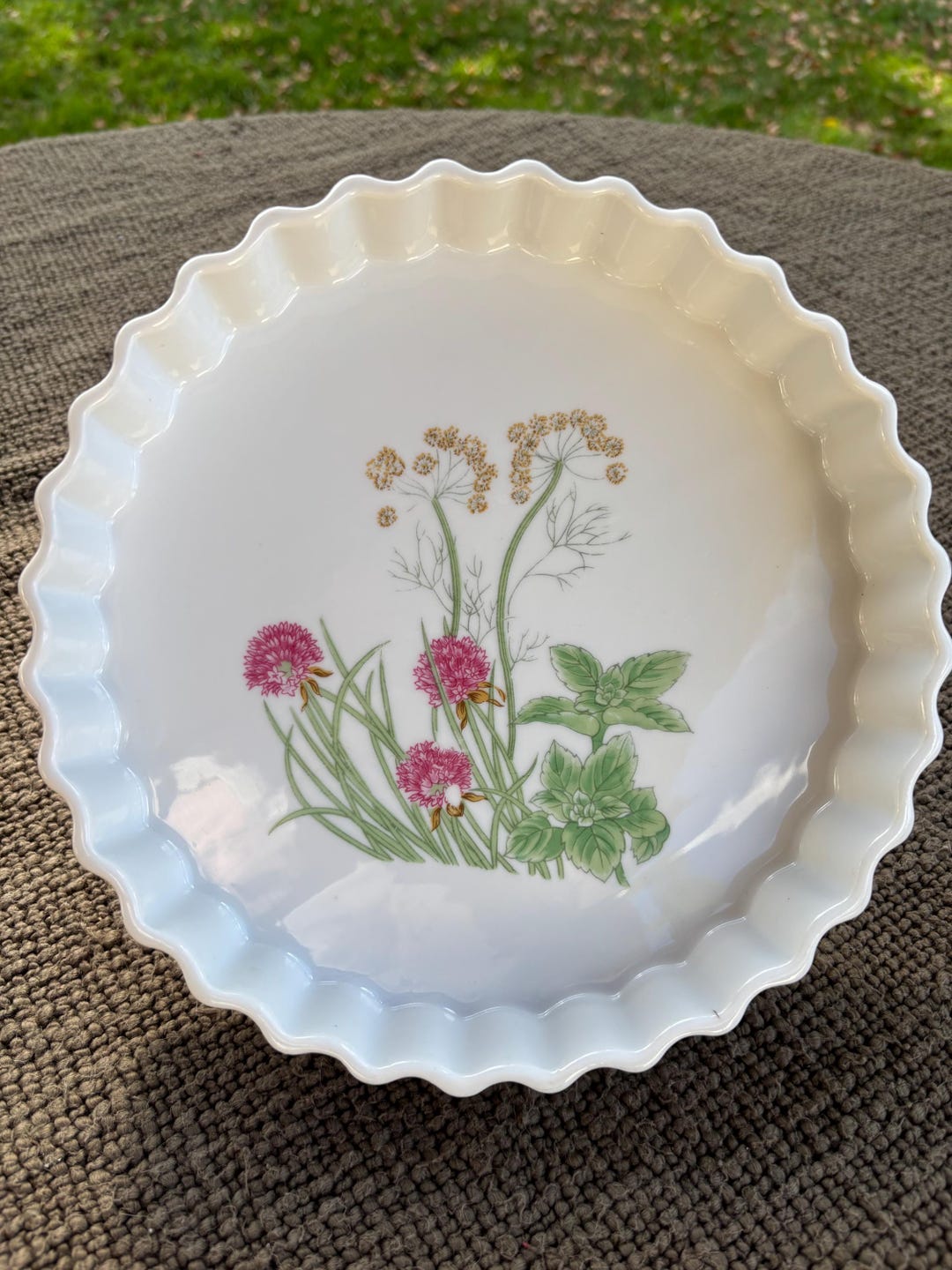 Herbs and Spices by Shafford Porcelain Pie/quiche Dish - Etsy