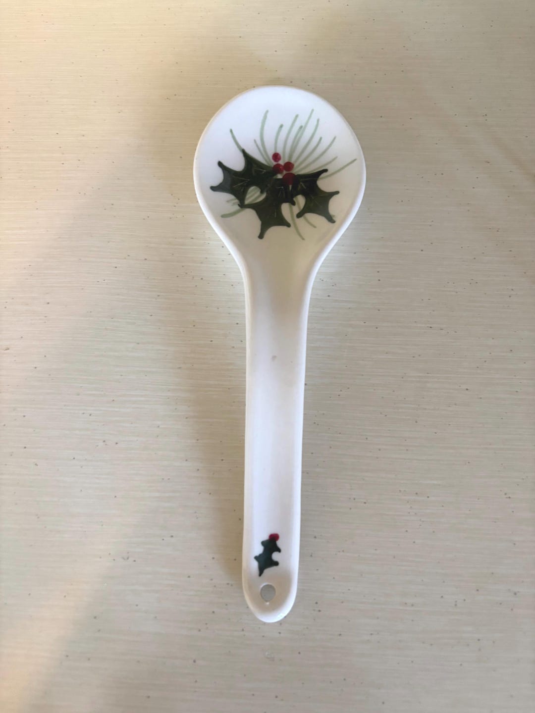 Emerson Creek Pottery Vintage Christmas Spoon Rest - Etsy
