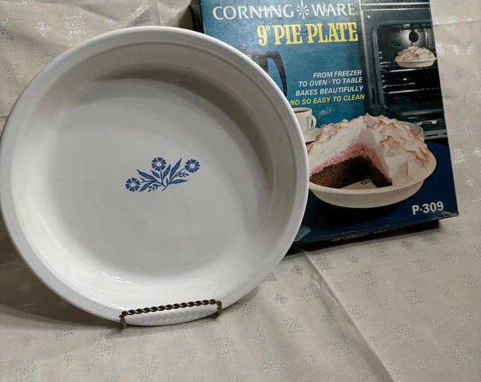 1960s Corning Ware 9inch Cermaic Pie Plate - Etsy