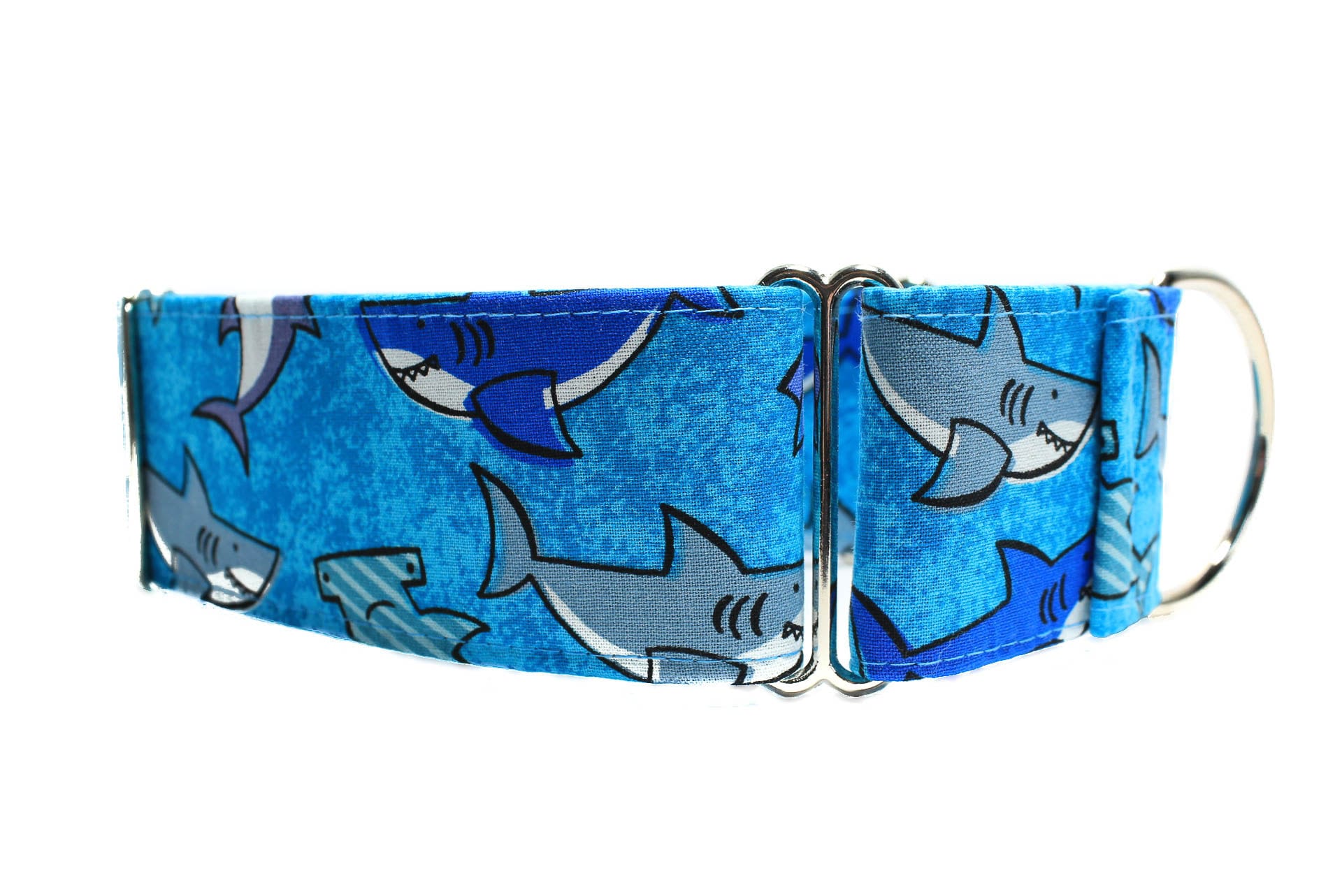 Shark Martingale Collar Greyhound Shark Dog Collar 2 Inch - Etsy Canada