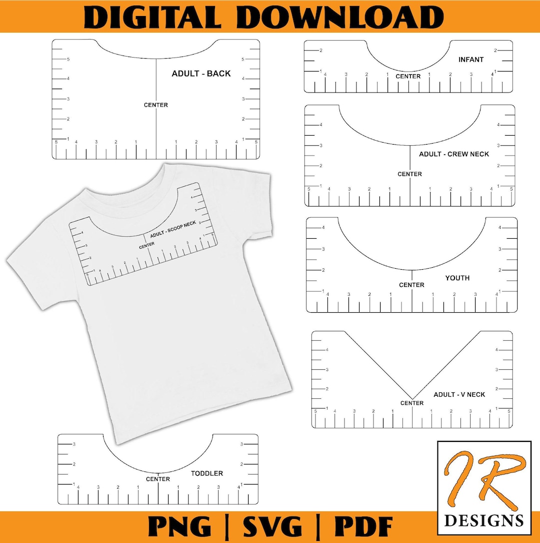 T-shirt Ruler, T-shirt Alignment Home & Hobby, T-shirt Alignment Tool ...