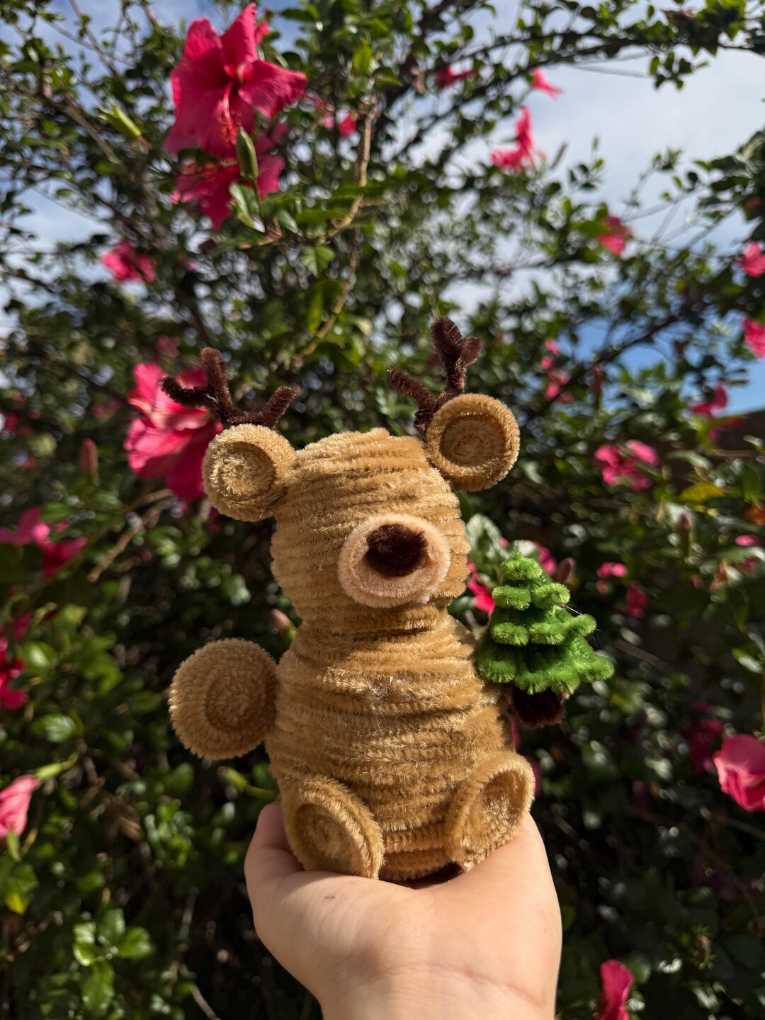 Handmade Pipe Cleaner Bear - Etsy