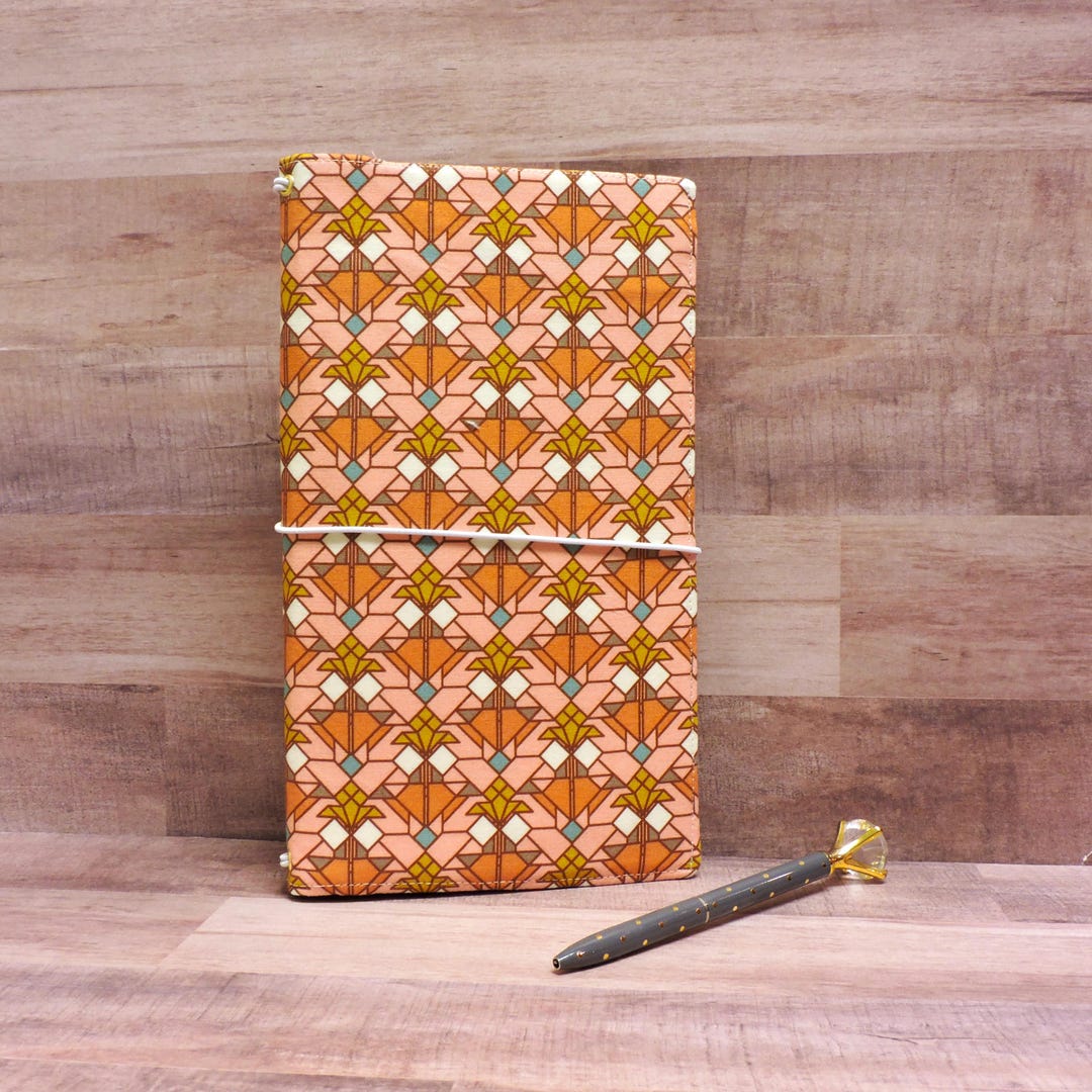 Frank Lloyd Wright Tulip Fabric Traveler's Notebook Cover: A5 A6 B6 ...
