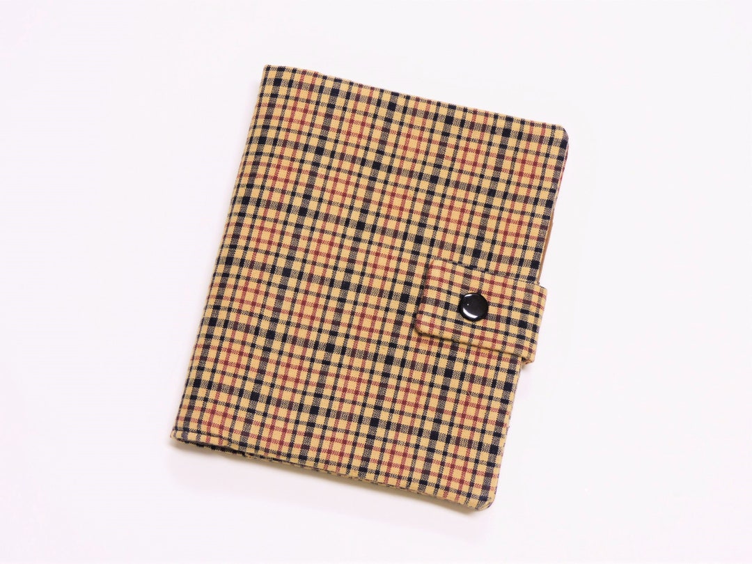 Brown Check Fabric Planner Cover: Sherlock Holmes Style - Etsy