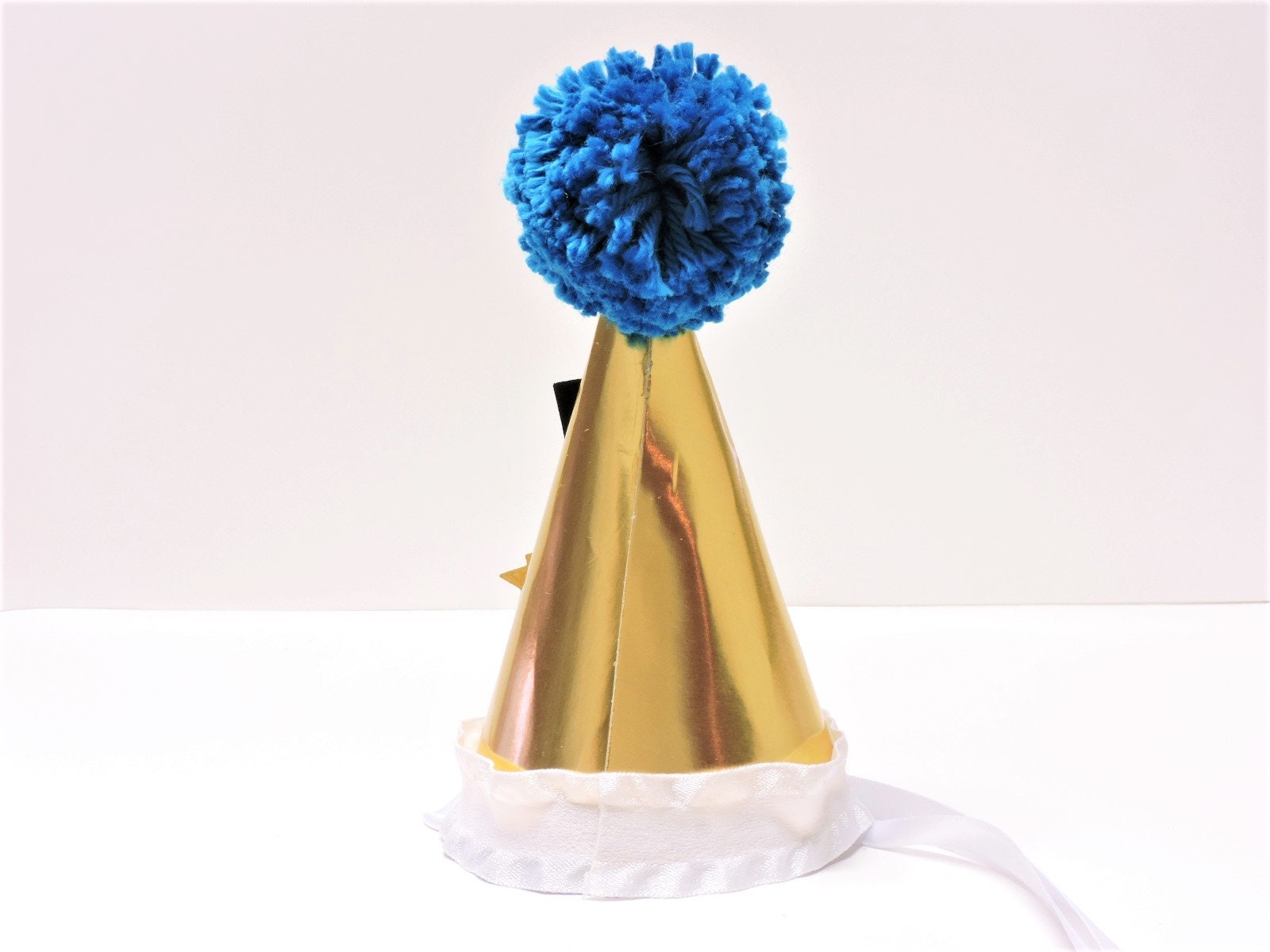 Personalized Gold Party Hat for Cat or Dog Custom Puppy | Etsy