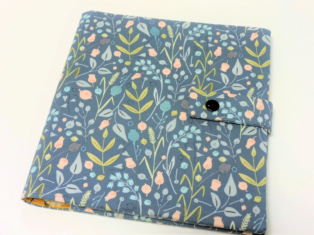 Blue Floral Planner Cover: Fits Happy Planner, TUL, Levenger - Etsy