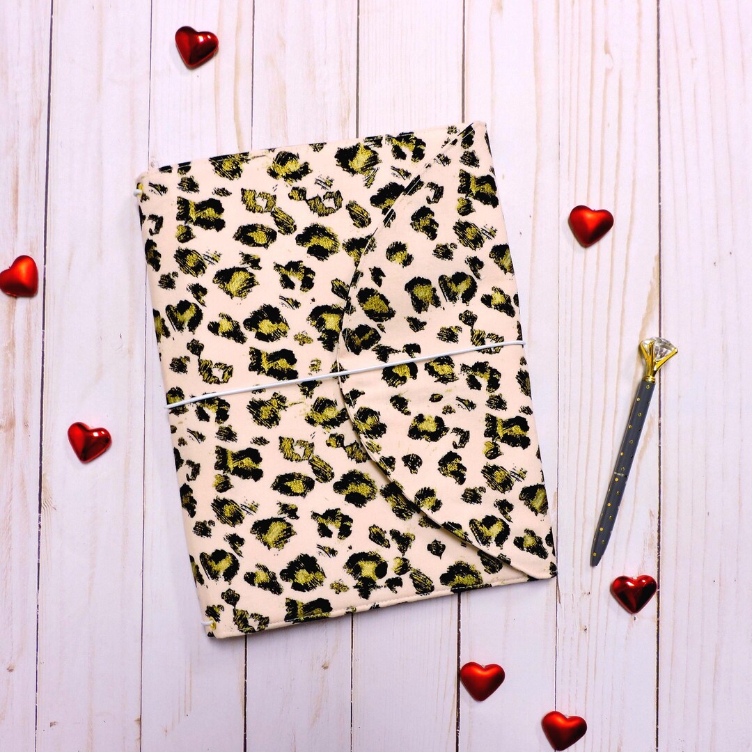 Pink Leopard Composition Notebook Cover, Animal Print Cover for Ruled ...