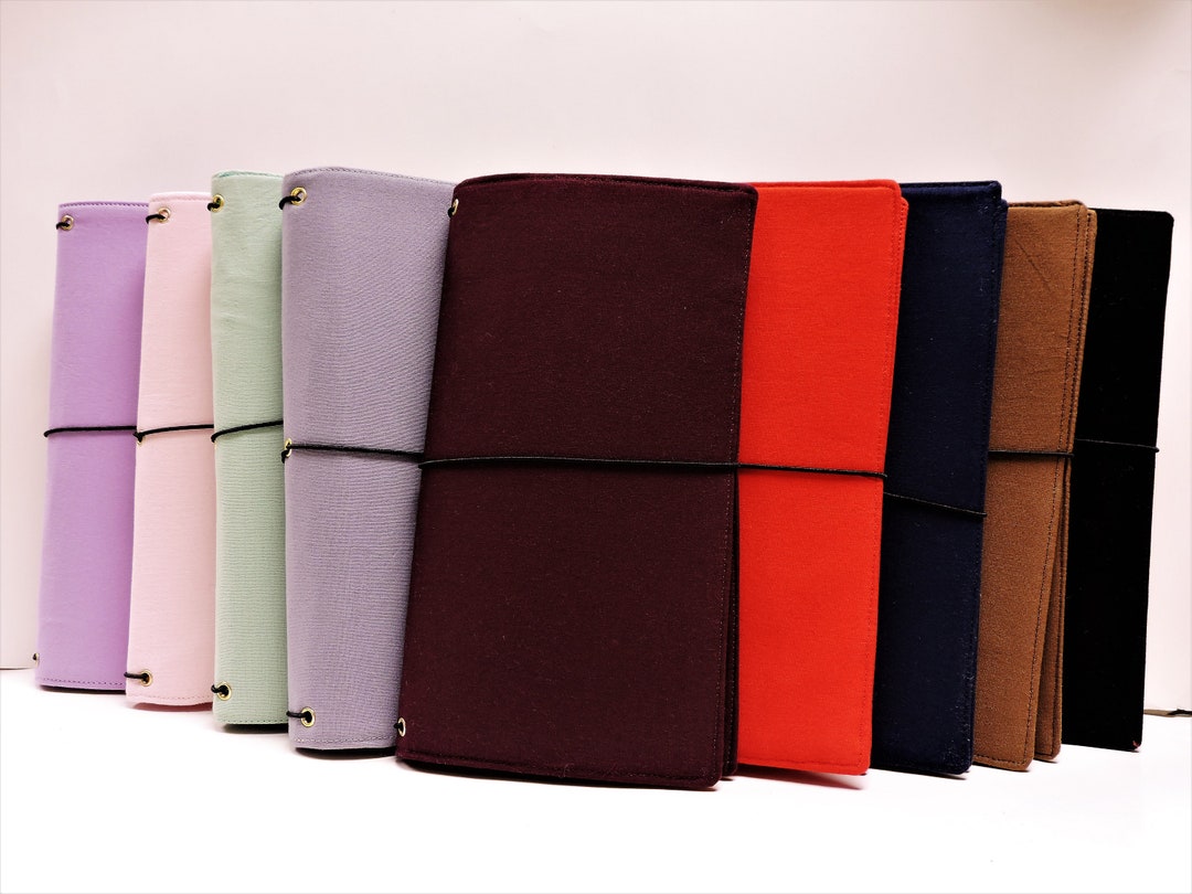 Solid Fabric Traveler's Notebook Cover: Vegan Fauxdori, Standard TN - Etsy