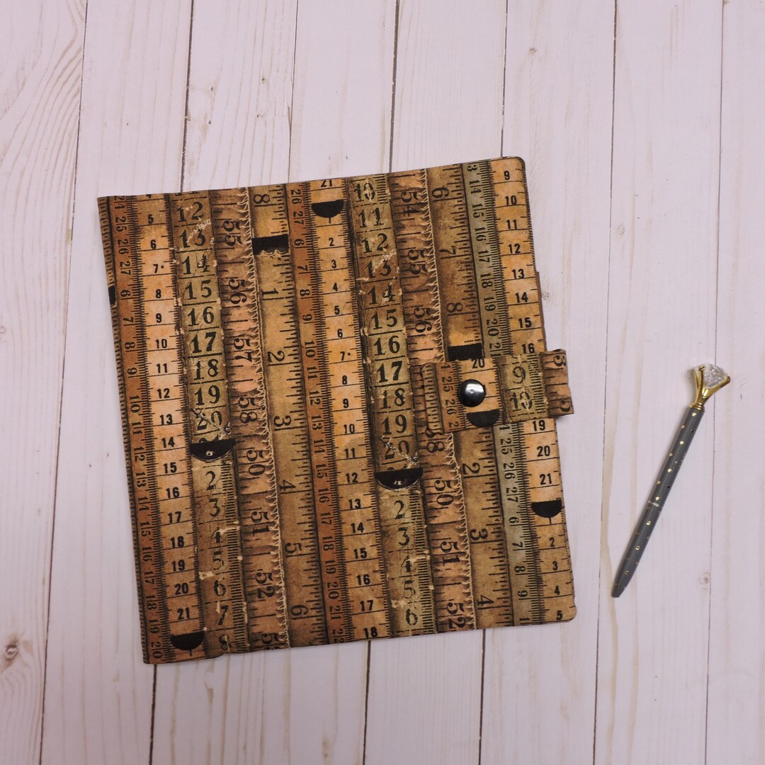 Ruler Fabric Planner Cover: Happy Planner, Levenger, TUL - Etsy