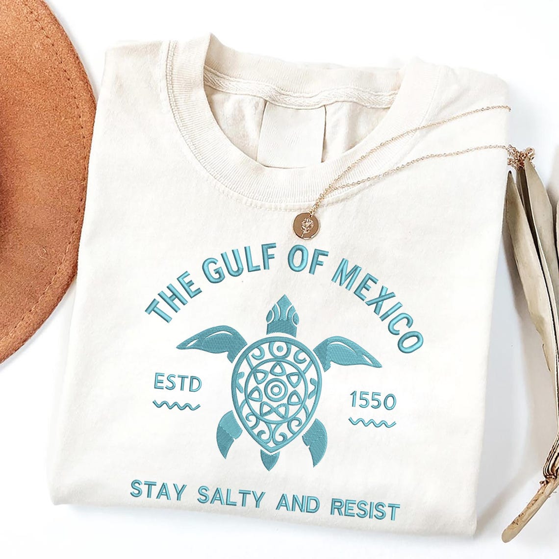 Embroidery Gulf of Mexico Stay Salty Resistance File, Resist Embroidery ...