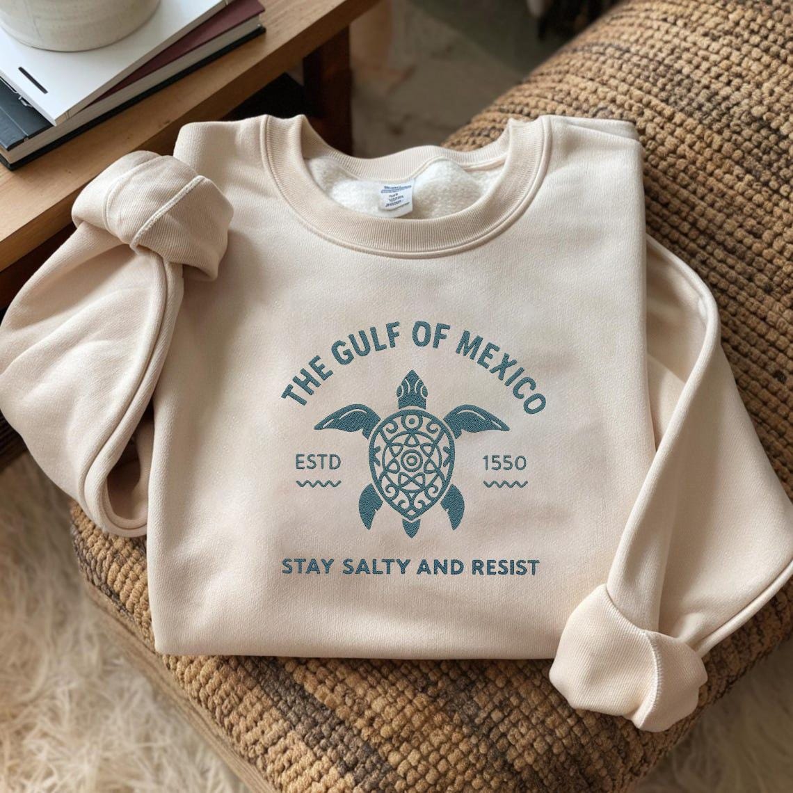 Embroidery Gulf of Mexico Stay Salty Resistance File, Resist Embroidery ...