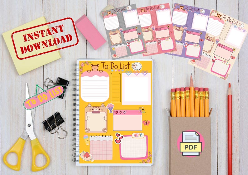 Editable Kids To-do List Printable – Daily Routine Planner for Children ...