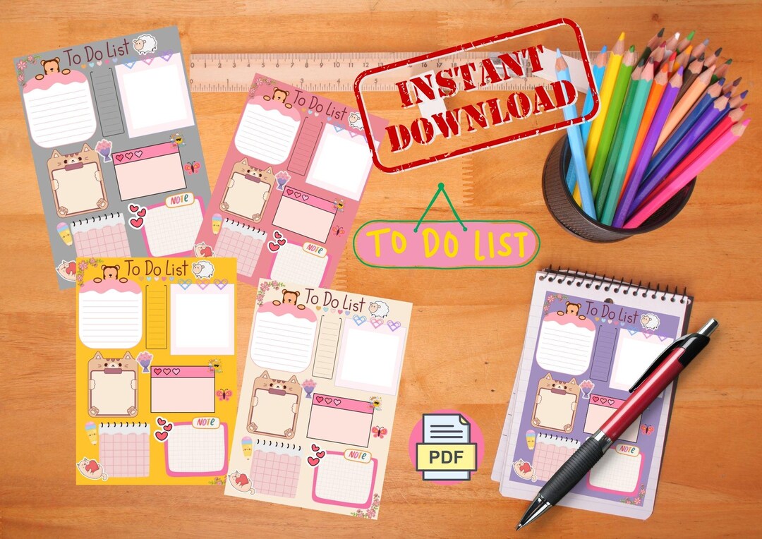 Editable Kids To-do List Printable – Daily Routine Planner for Children ...