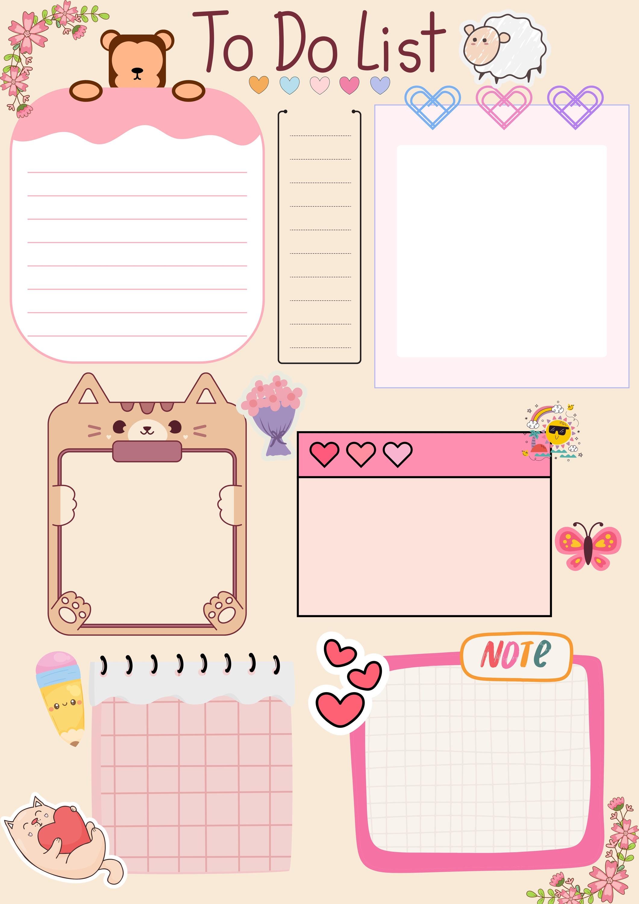 Editable Kids To-do List Printable – Daily Routine Planner for Children ...