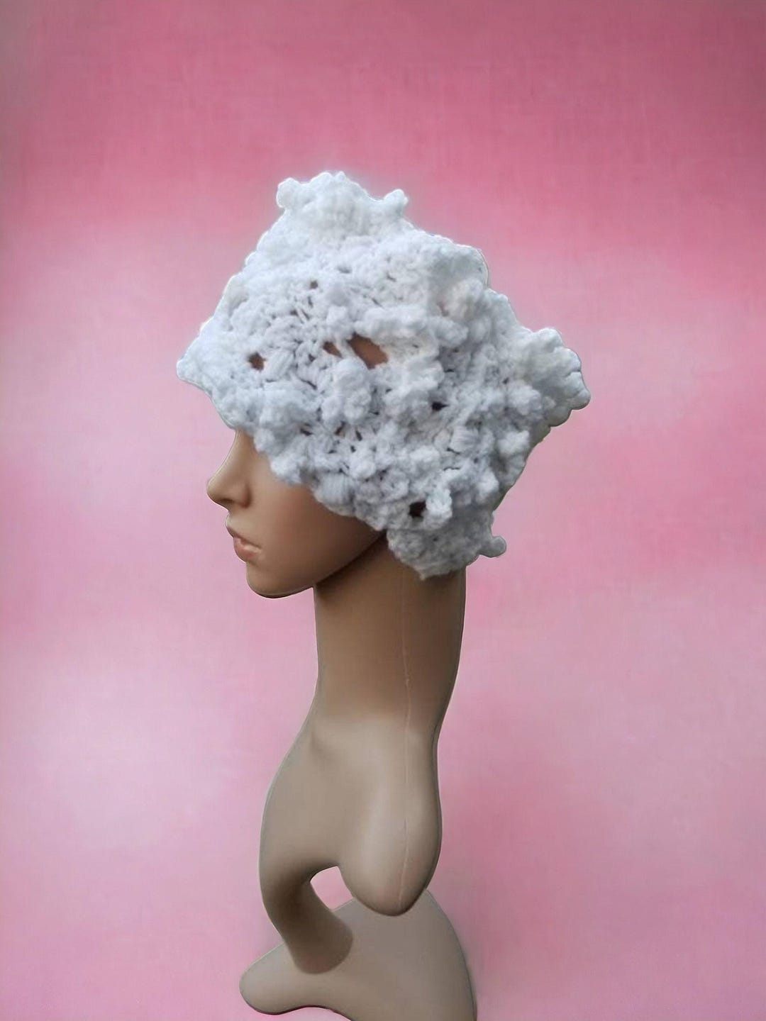 Handmade Artsy Headband, OOAK Freeform Headband, Freeform Crochet ...