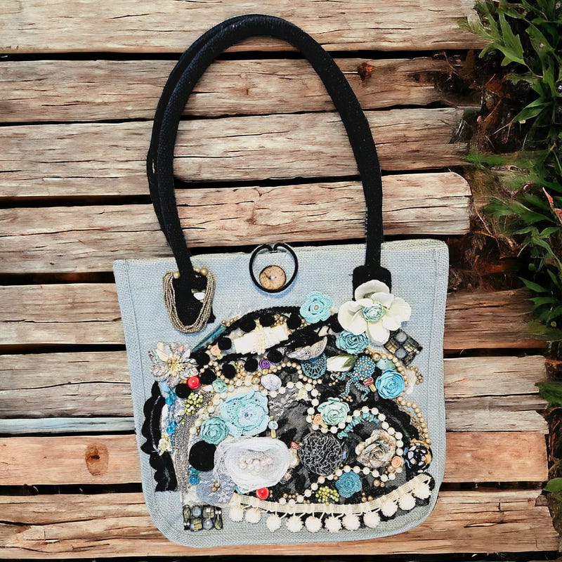 Decorated Tote - Etsy