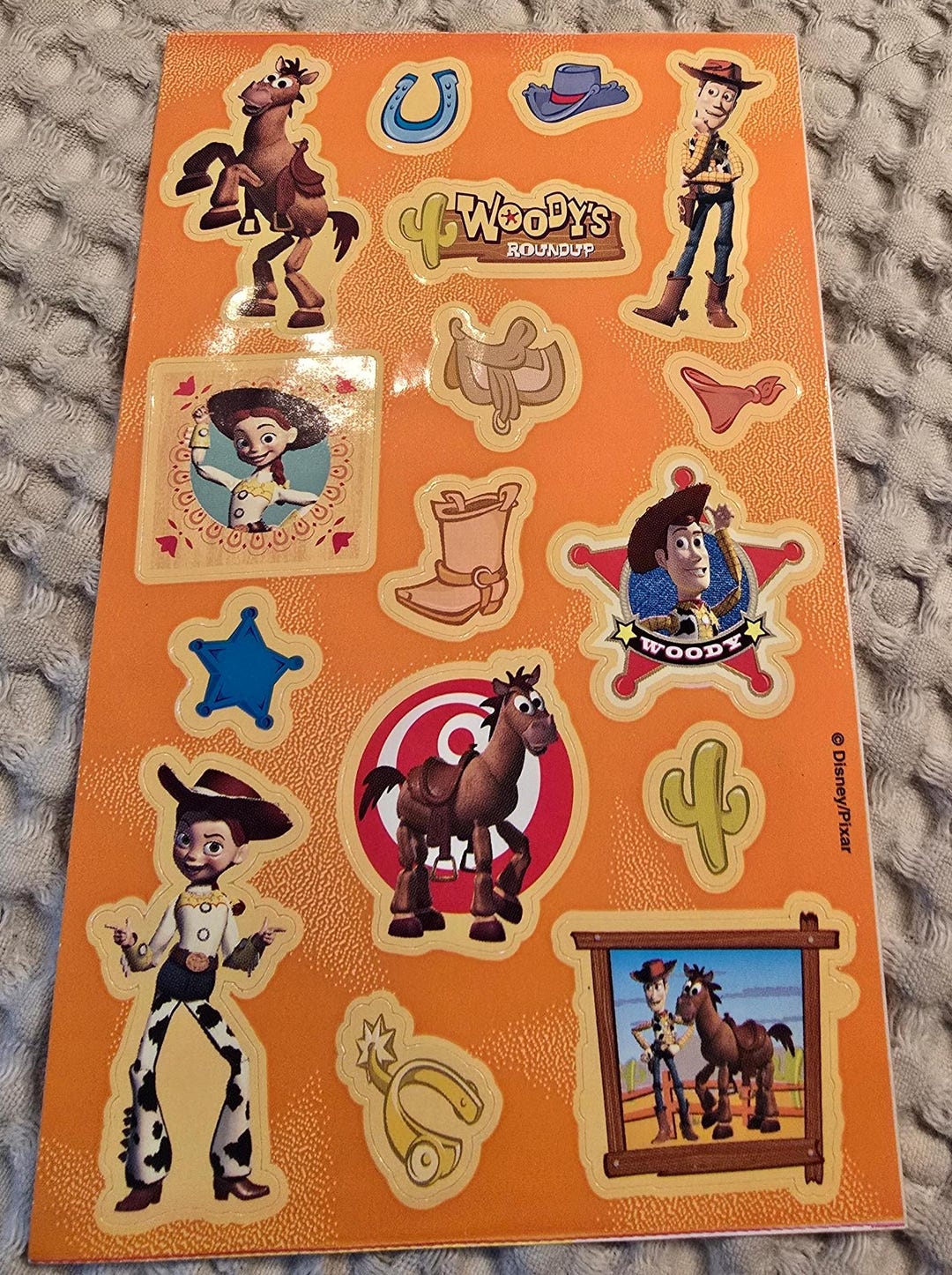 BRAND NEW Opened Toy Story 2 Woody's Roundup Sticker Sheet Sandylion - Etsy