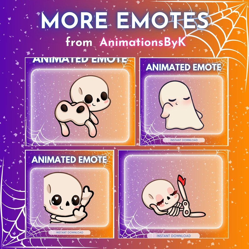 ANIMATED Emote Twitch & Discord - Thirsty Skeleton Mommy