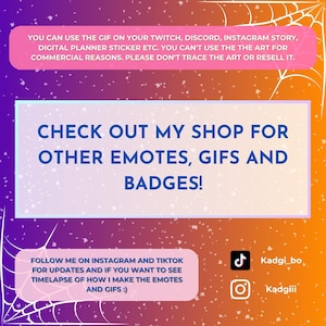 ANIMATED Emote Twitch & Discord - Cute Nut Slam Ghost