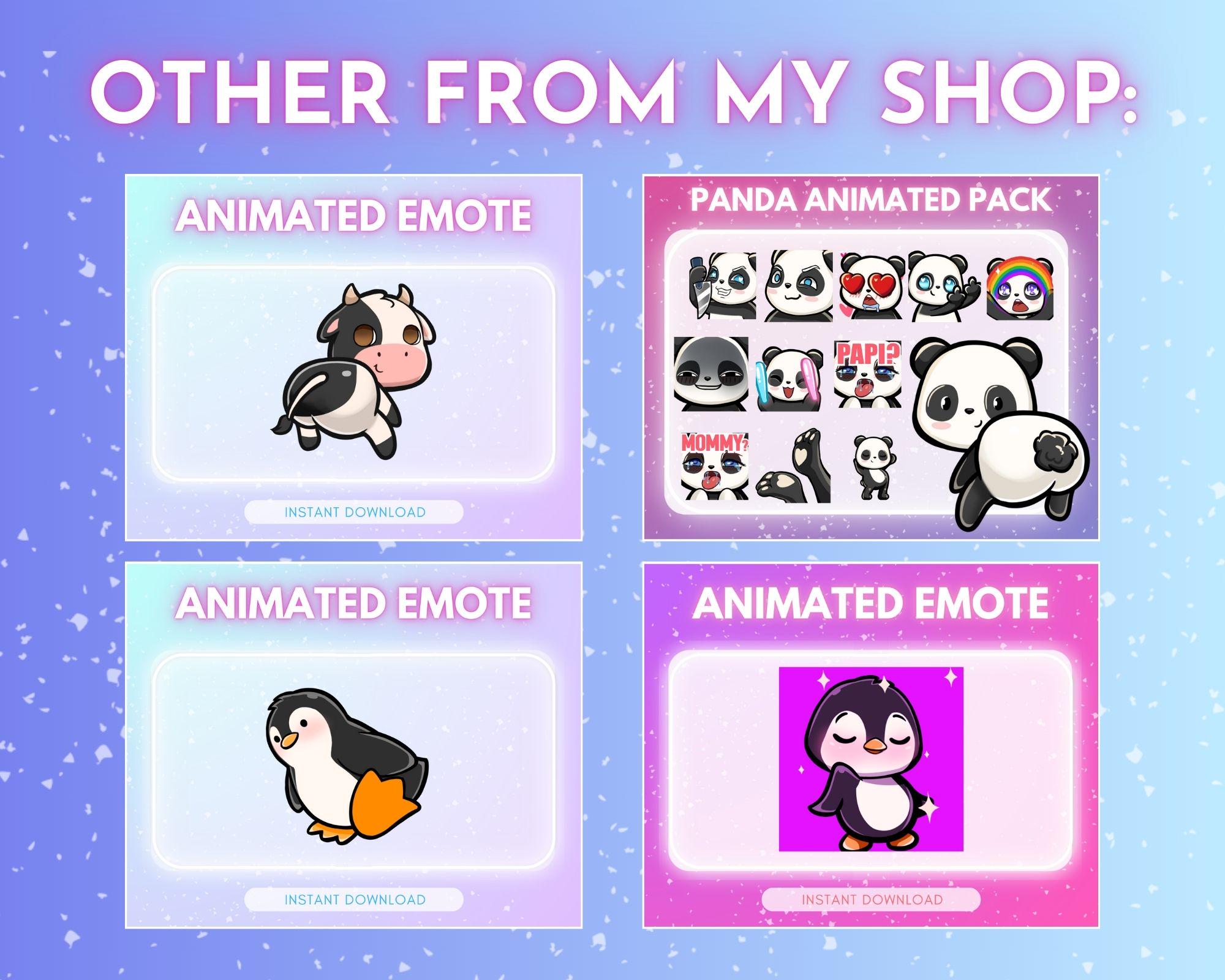 ANIMATED Emote Twitch & Discord - Cute Dancing Penguin