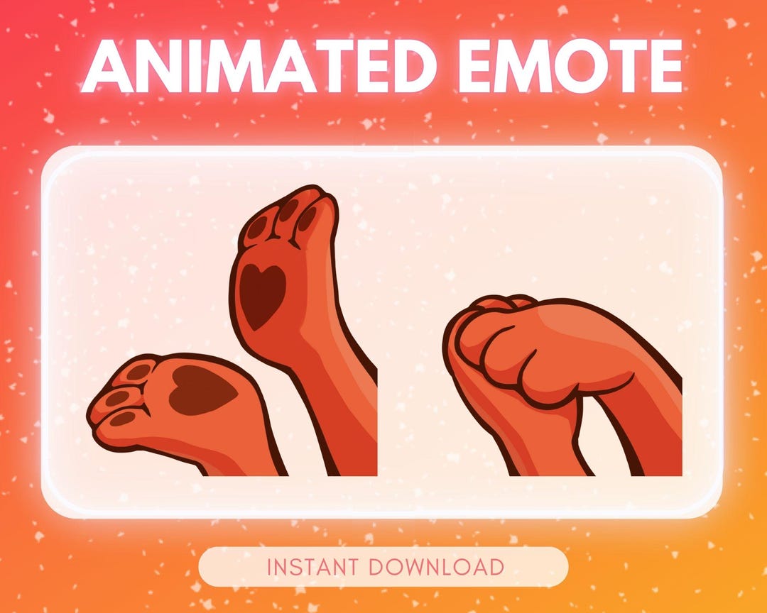 Animated Red Panda Paws Clapping Emote: Twitch & Discord (instant ...