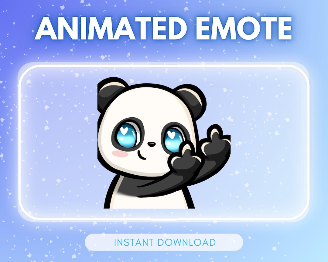 Animated Flipping Panda Emote: Twitch & Discord (instant Download ...