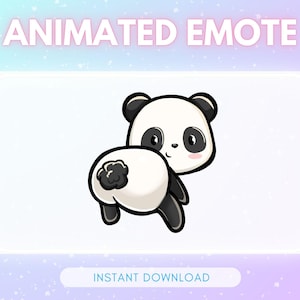 ANIMATED Emote Twitch & Discord - Cute Dancing/twerking Panda
